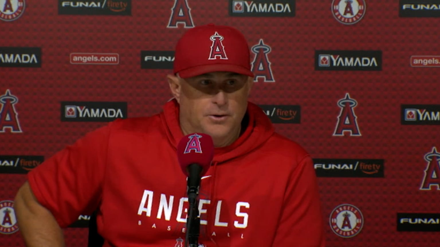 Phil Nevin discusses loss against the Rangers | 09/25/2023 | Los ...