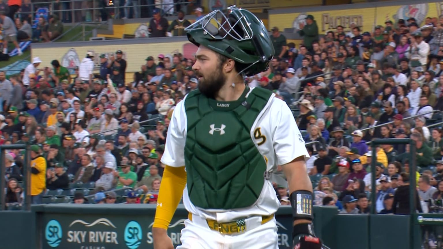 Shea Langeliers catches Jake Burger stealing | 04/23/2025 | MLB.com