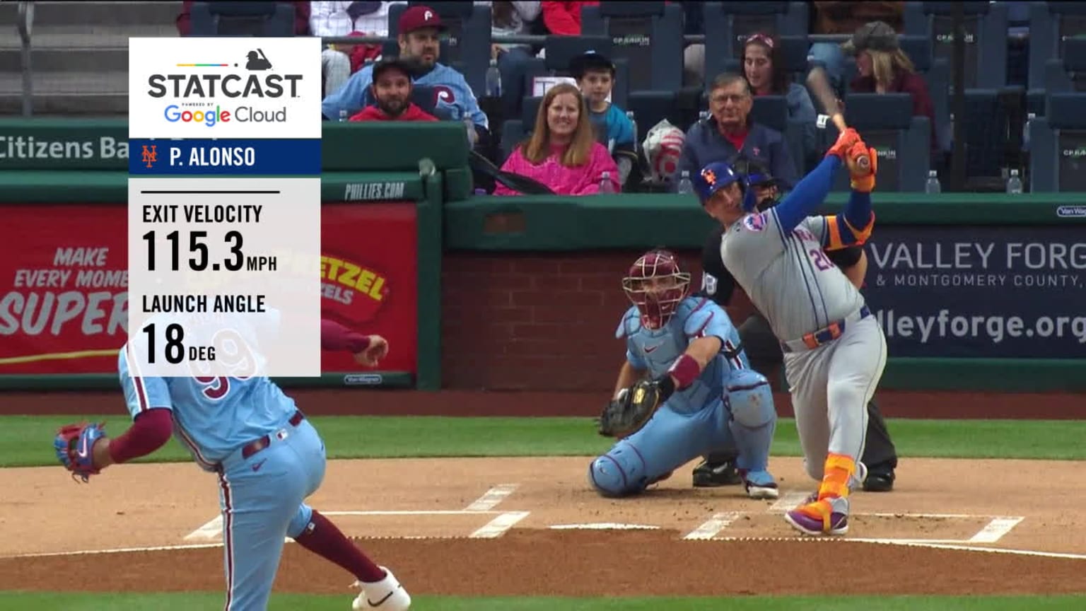 Pete Alonso's 115.3 mph, 18 degree launch angle homer | 05/16/2024 | MLB.com