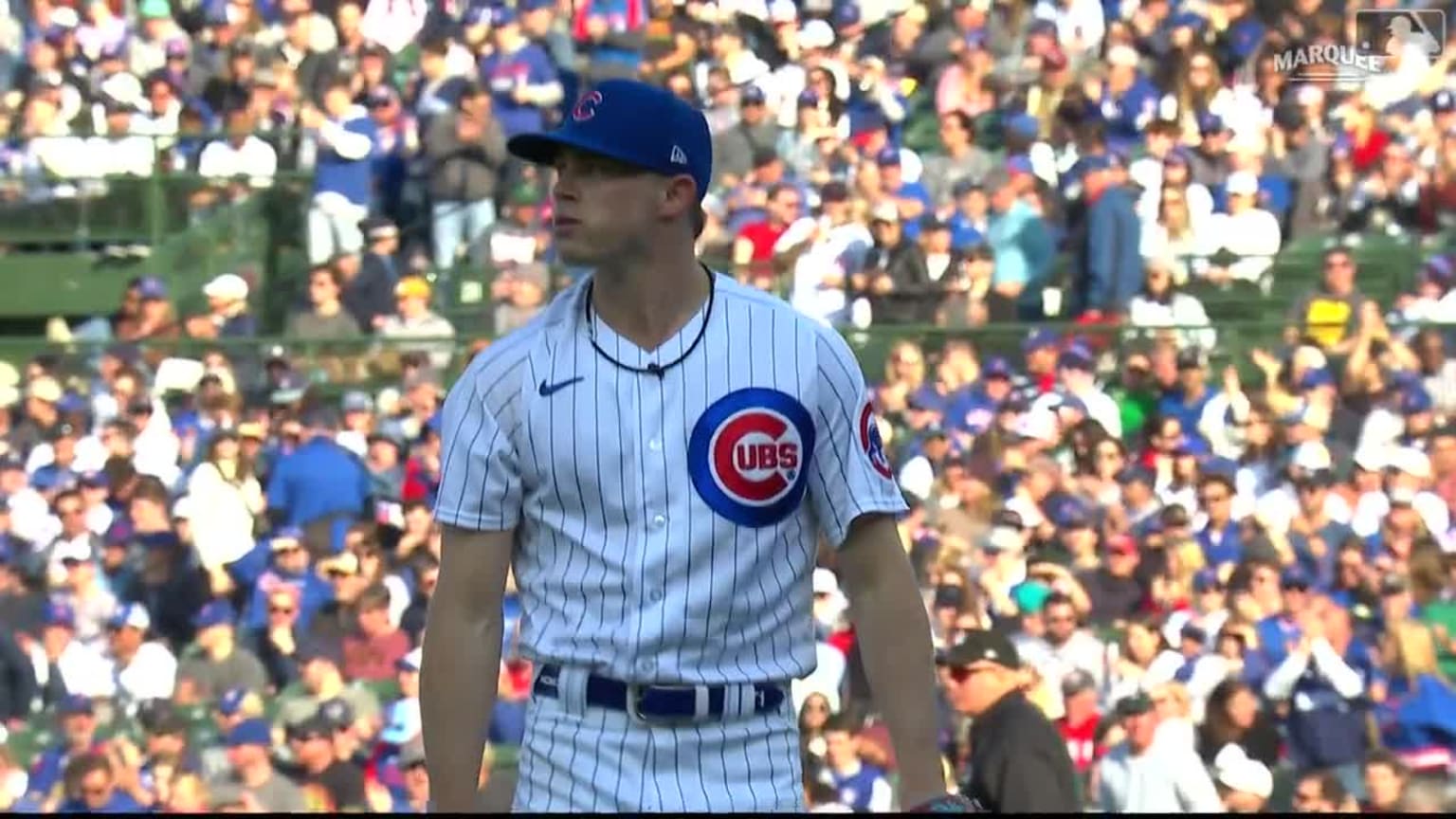 Keegan Thompson escapes a jam in the 7th inning | 04/08/2023 | Chicago Cubs