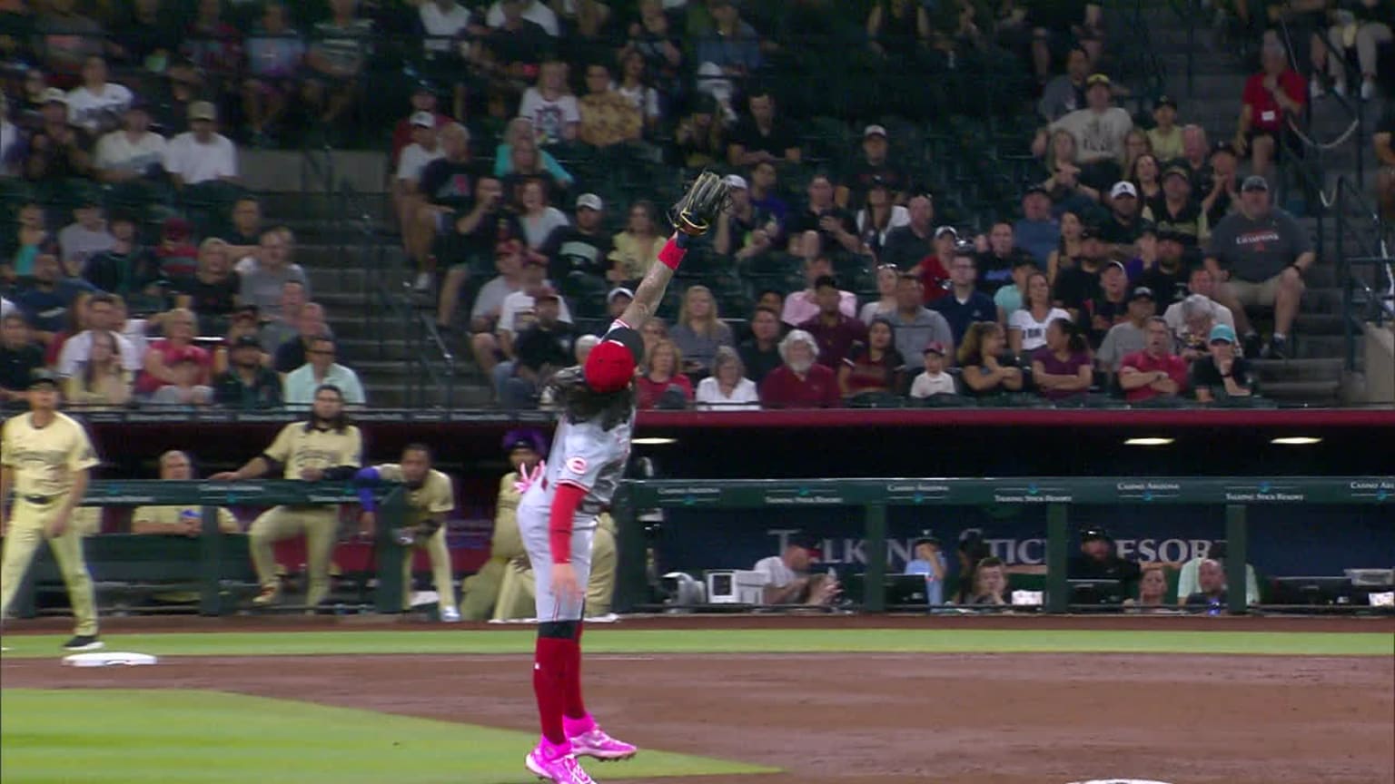 Jonathan India's leaping grab | 05/14/2024 | MLB.com