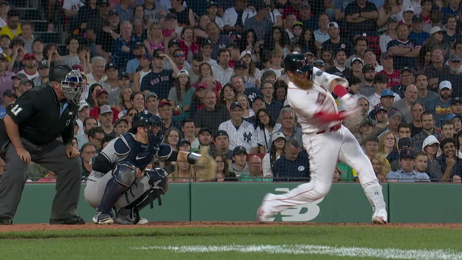 Justin Turner blasts a grand slam to put Sox up 10-1 | 06/16/2023 | Boston Red Sox