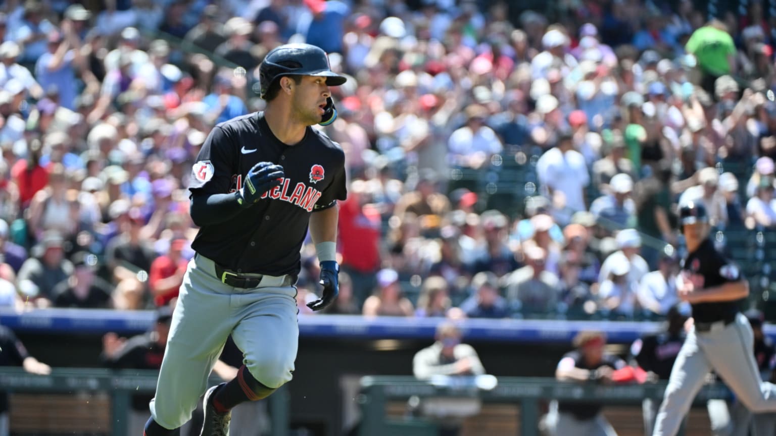 Hit remolcador de Tyler Freeman | 27/05/2024 | Los Guardians de Cleveland