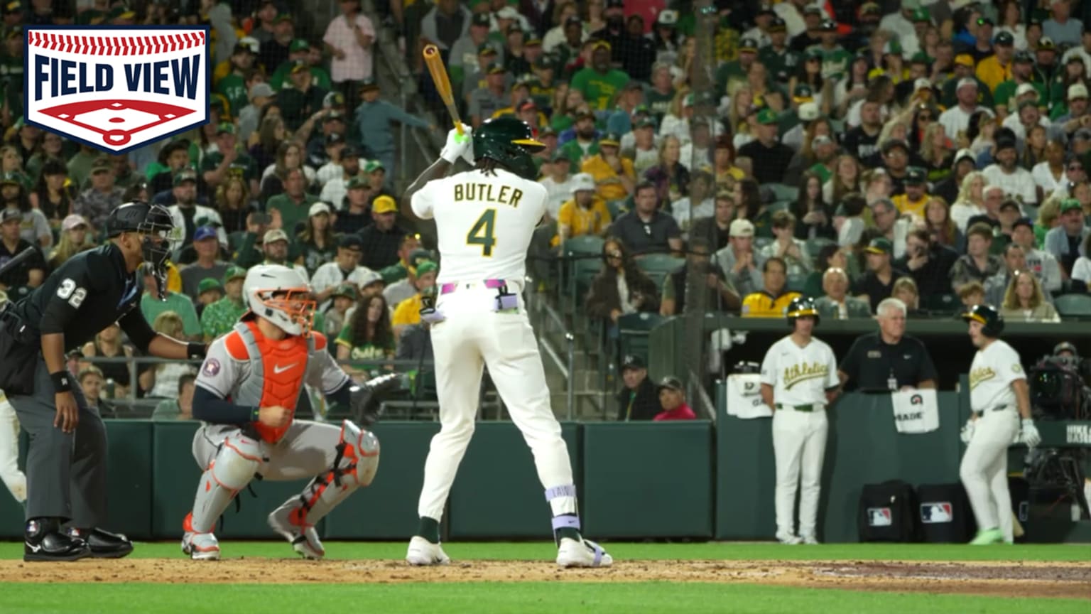 Field View: Lawrence Butler's two-run home run | 04/03/2026 | Athletics