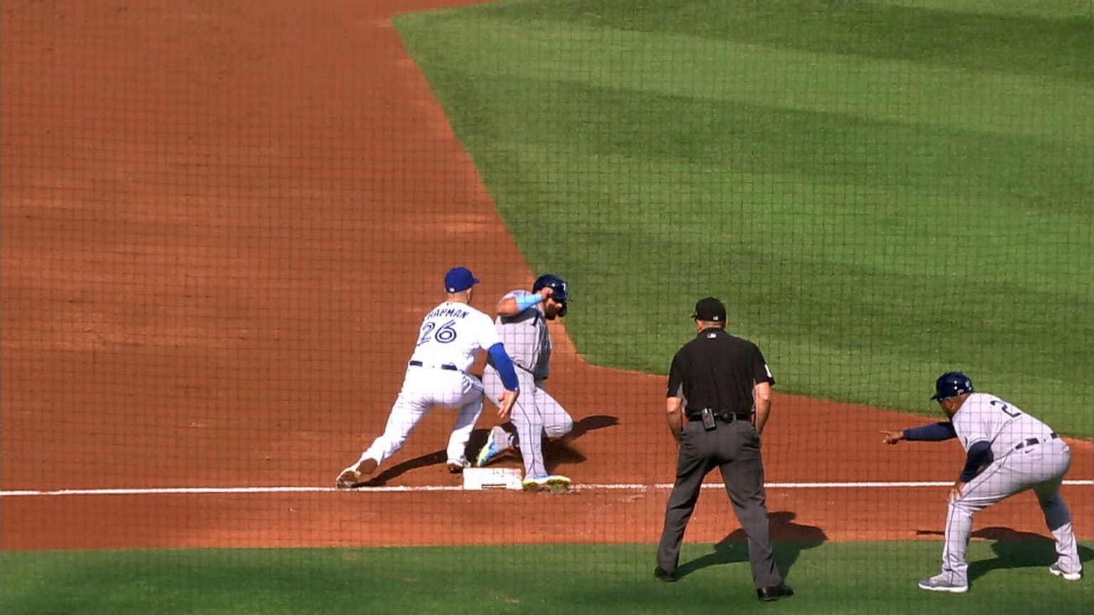 Isaac Paredes reaches third safely after challenge | 09/15/2022 | Tampa ...