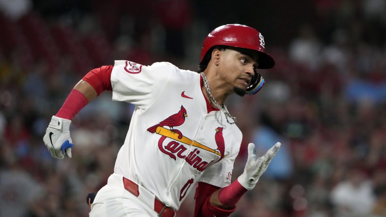 Masyn Winn extends hitting streak to 12 games | 05/21/2024 | St. Louis ...