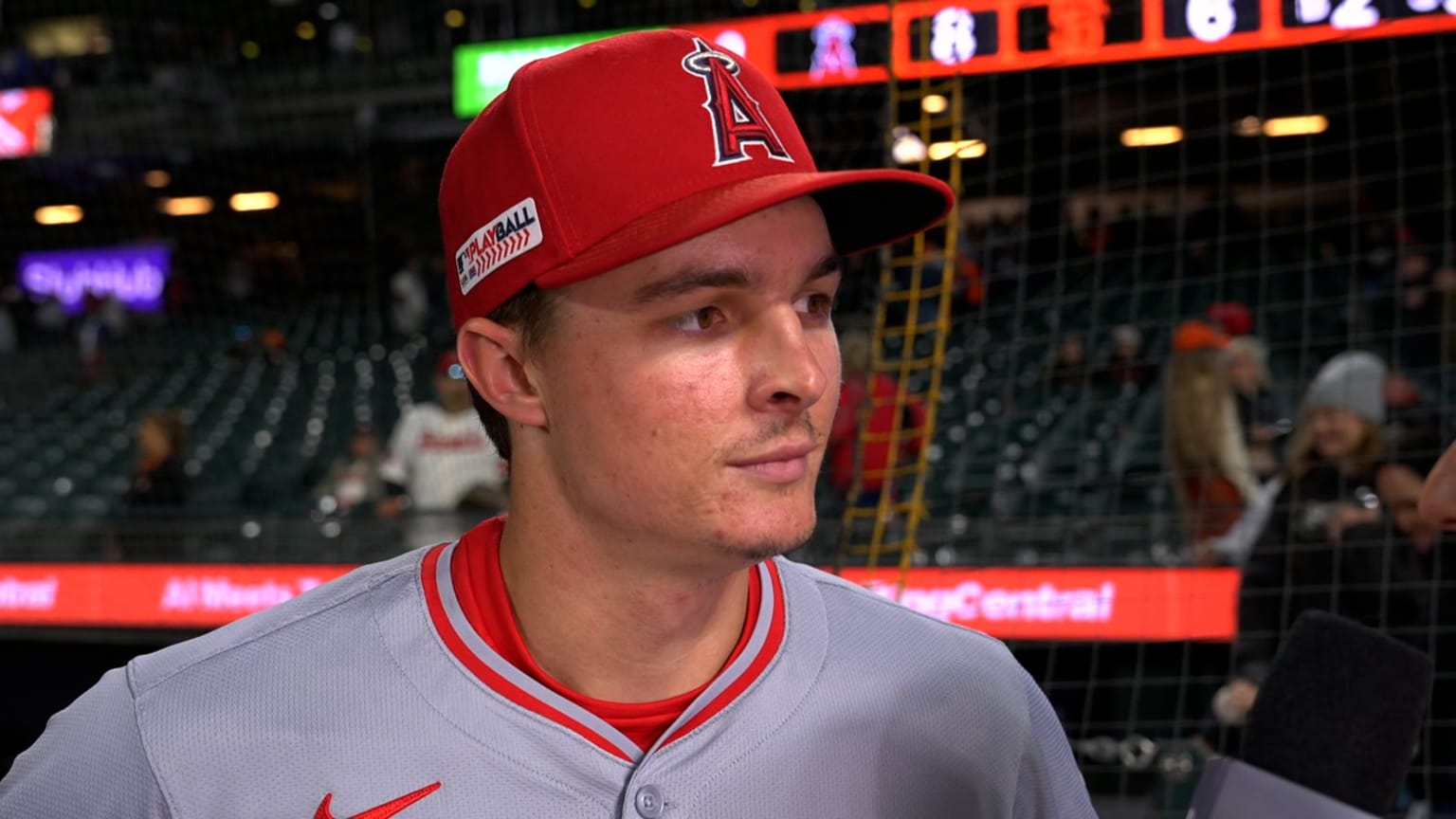 Mickey Moniak on his three-hit day, Angels' offense | 06/14/2024 | Los ...