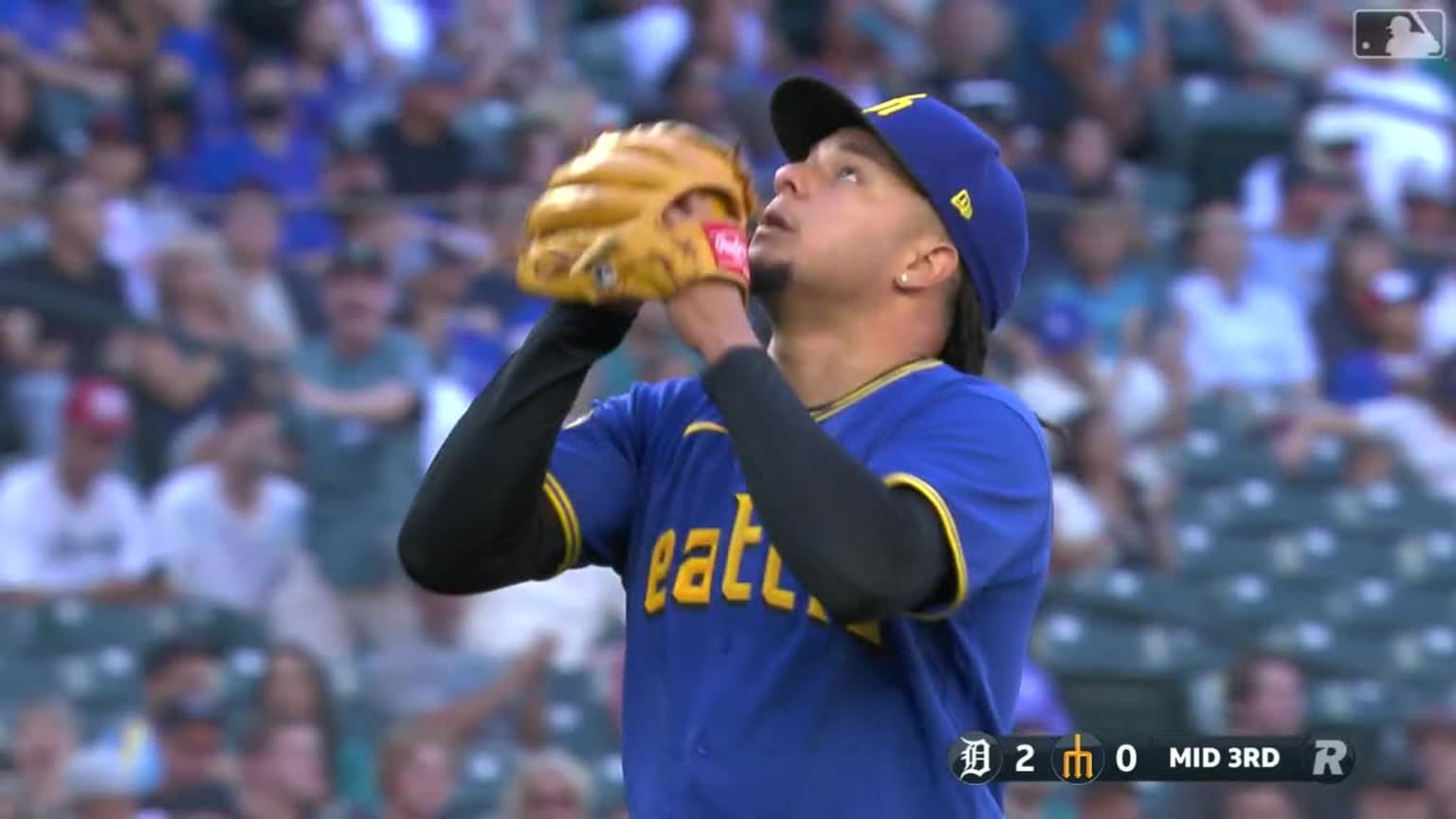 Luis Castillo strikes out five Tigers in five innings | 07/14/2023 ...