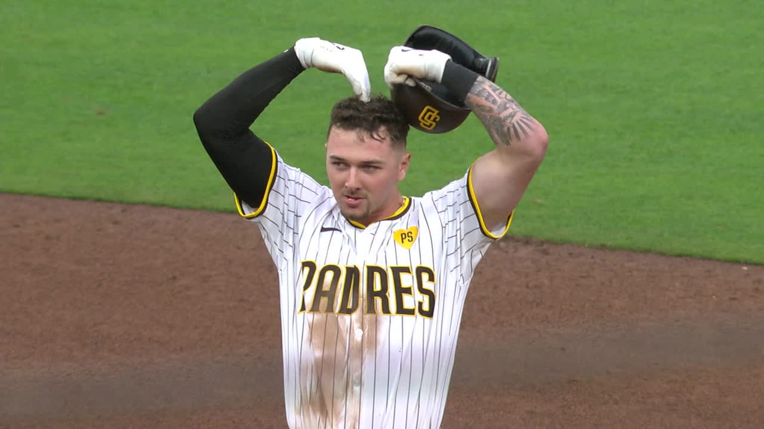 Jackson Merrill's RBI double to the wall | 06/08/2024 | San Diego Padres