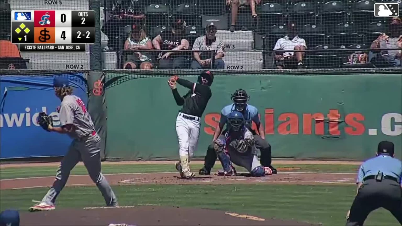 Bo Davidson's three-run triple | 08/14/2024 | San Francisco Giants