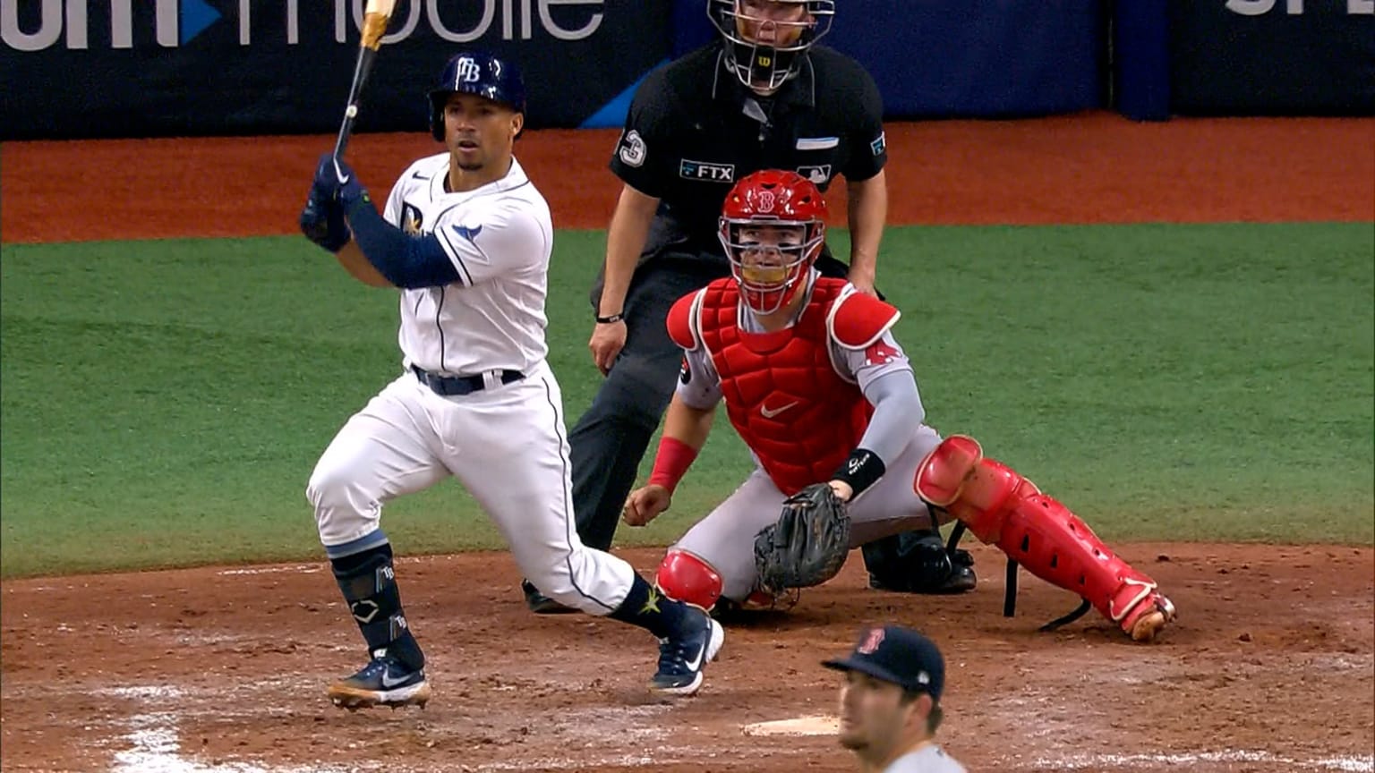 Francisco Mejía plates a run on a double to right | 09/06/2022 | Tampa ...
