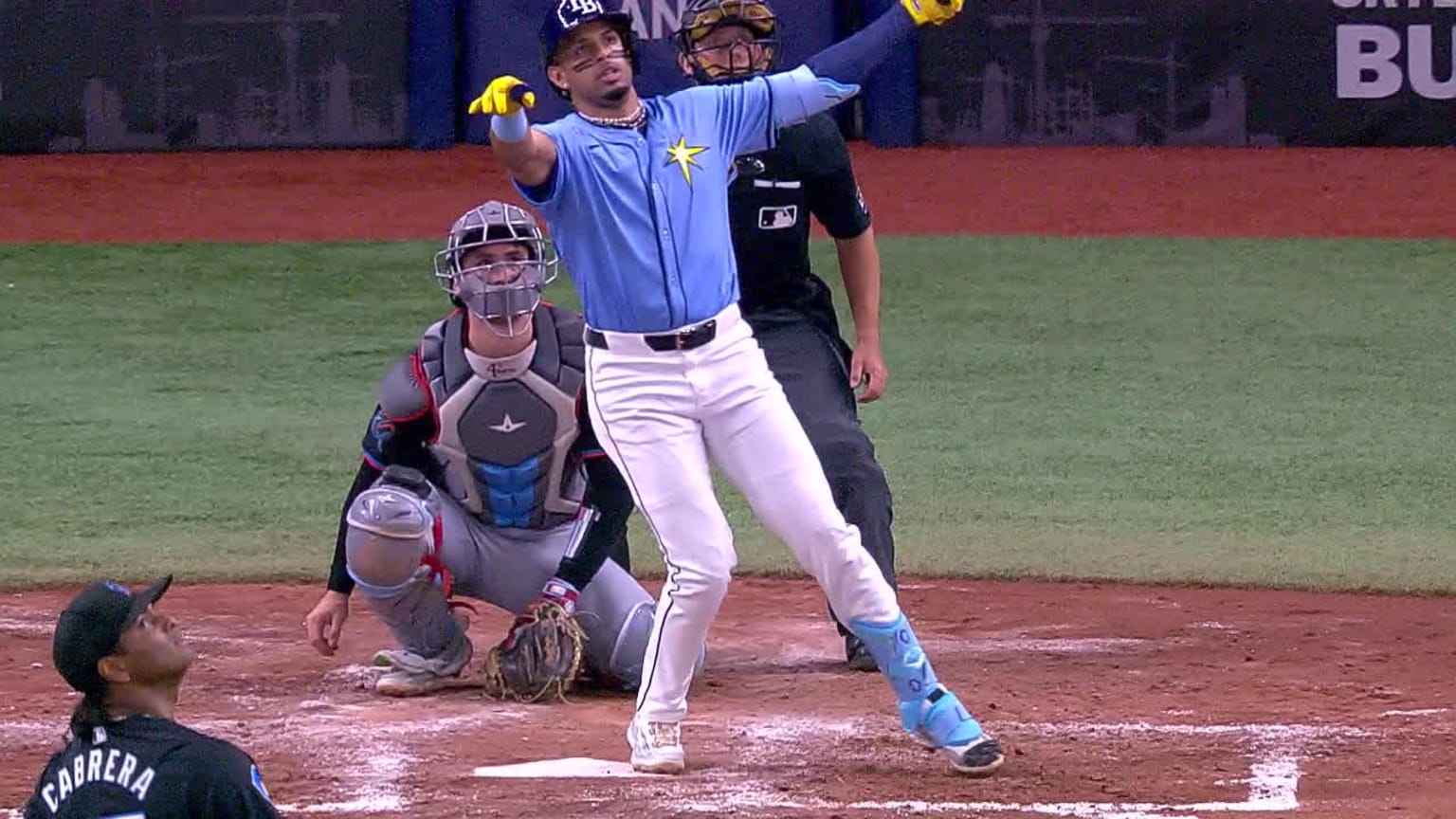 Christopher Morel pega su 1er HR con los Rays | 30/07/2024 | Los Rays ...