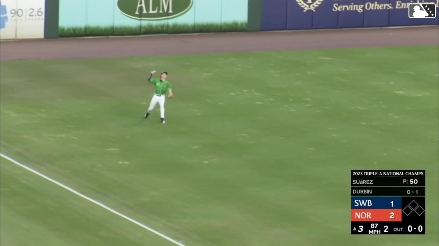 Heston Kjerstad's outfield assist | 04/12/2024 | MLB.com