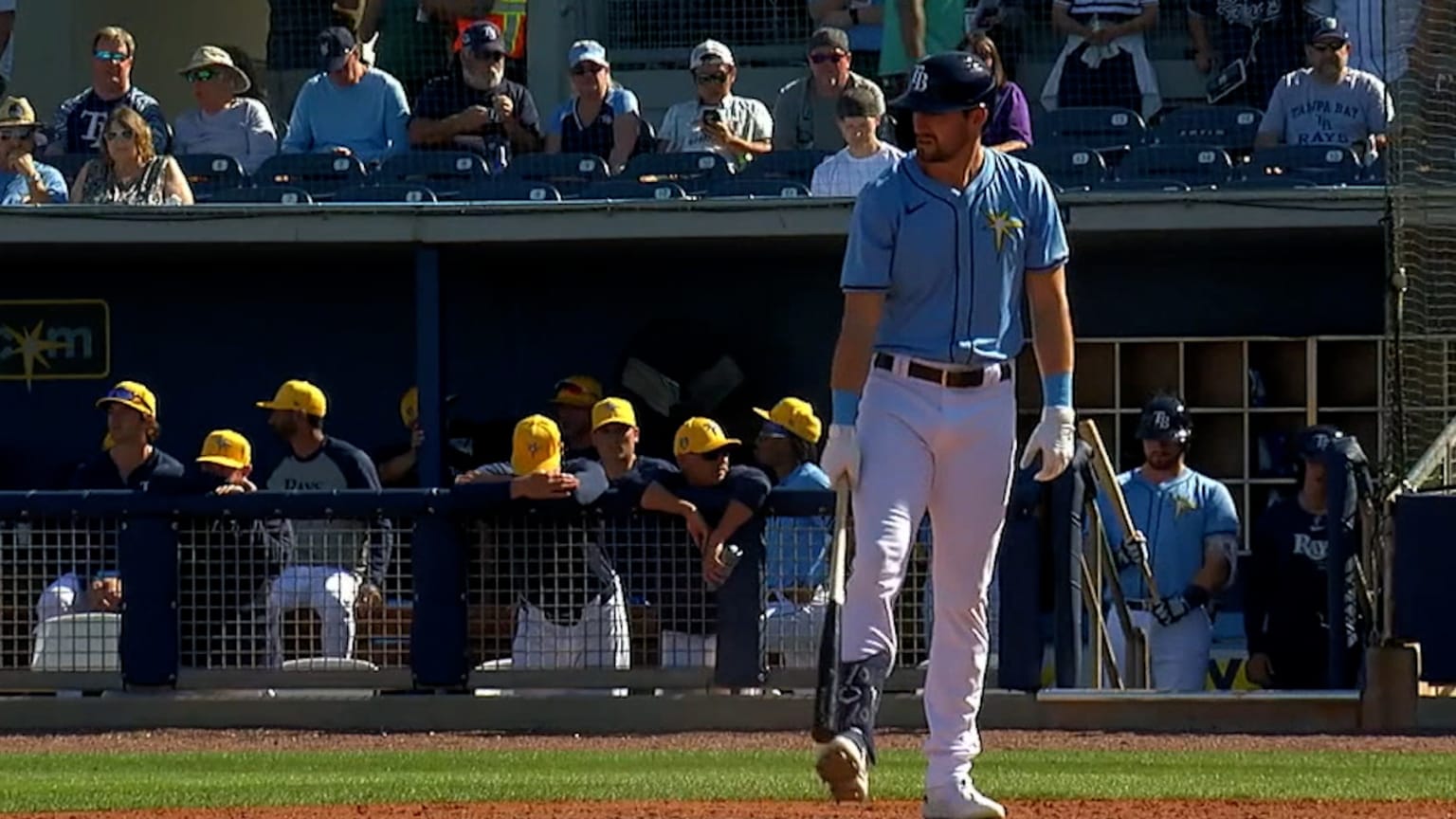 Kameron Misner hits wacky inside-the-park home run | 02/25/2024 | Tampa ...