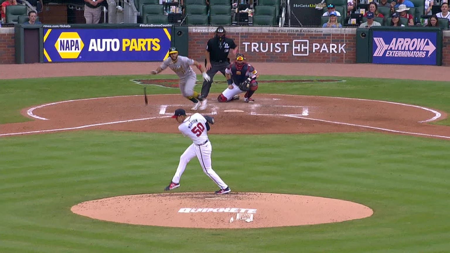 Charlie Morton smoothly snags a comebacker | 06/02/2024 | Atlanta Braves
