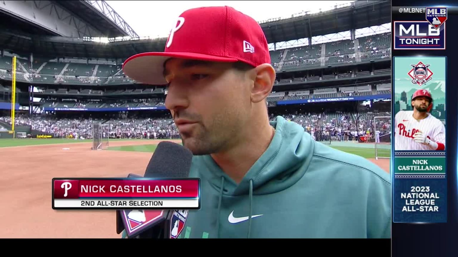 Nick Castellanos on playing in the All-Star Game | 07/11/2023 ...
