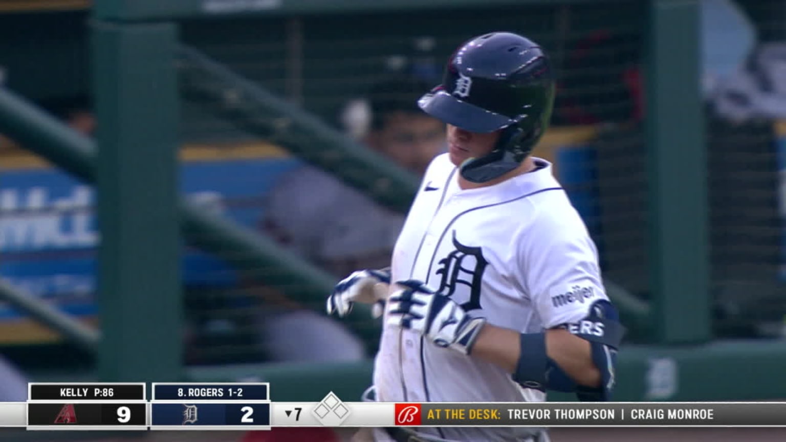 Jake Rogers goes deep twice against the D-backs | 06/09/2023 | Detroit ...
