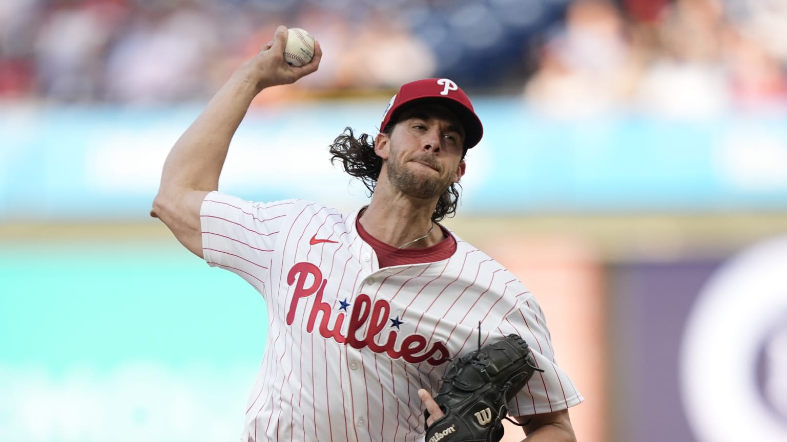 Aaron Nola strikes out Ezequiel Tovar swinging | 04/15/2024 ...