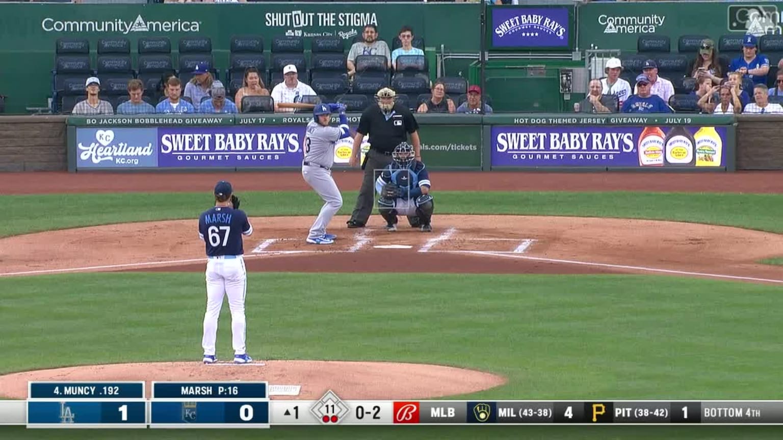 Alec Marsh notched his 1st career MLB strikeout | 06/30/2023 | Kansas ...