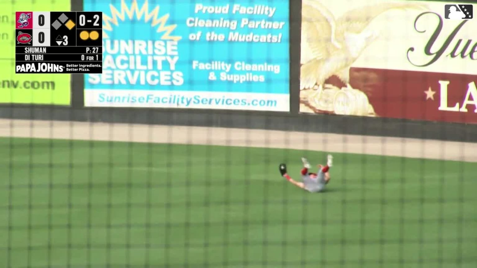 Jared Mckenzie Lays Out For A Catch 06 13 2024 Minnesota Twins
