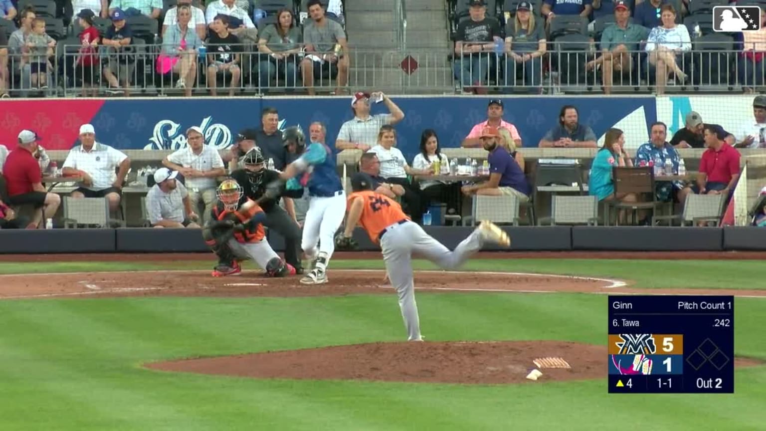 Tim Tawa's 30th Double-A homer of his career | 05/01/2024 | MLB.com