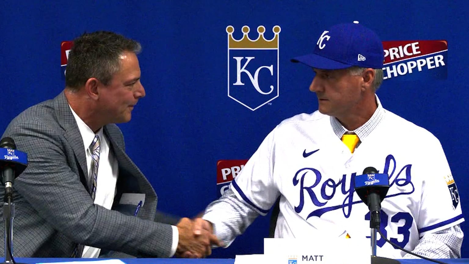 Royals introduce Matt Quatraro as the new manager | 11/03/2022 | Kansas ...