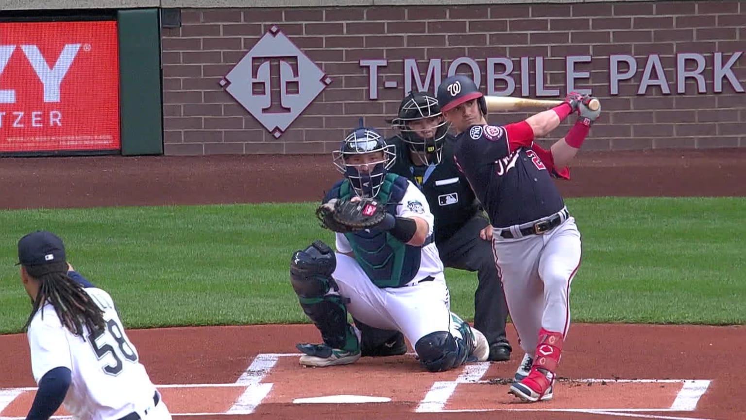 Lane Thomas drills a leadoff home run to left | 06/26/2023 | Washington ...