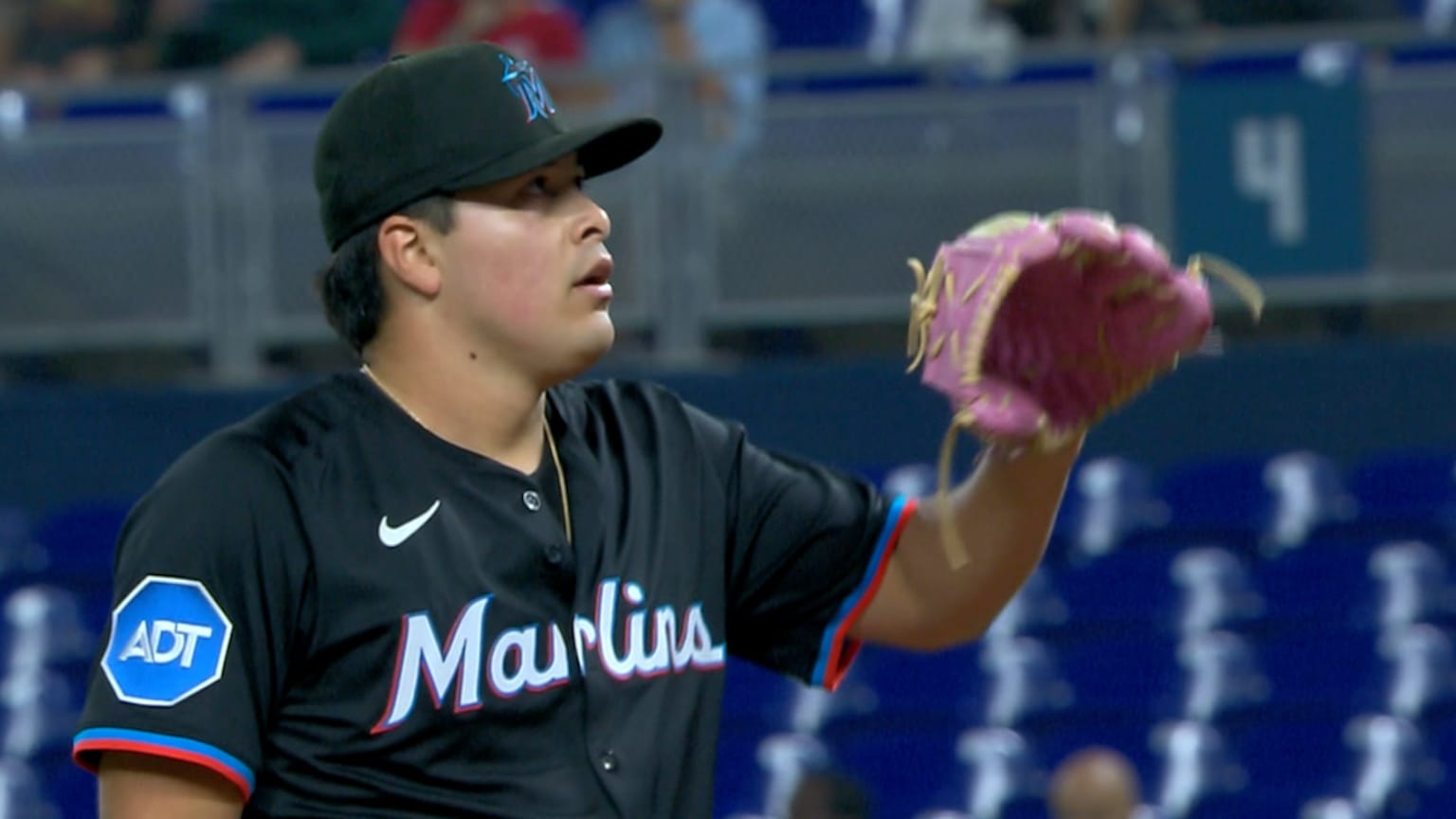 Valente Bellozo strikes out Harrison Bader | 09/05/2025 | Miami Marlins