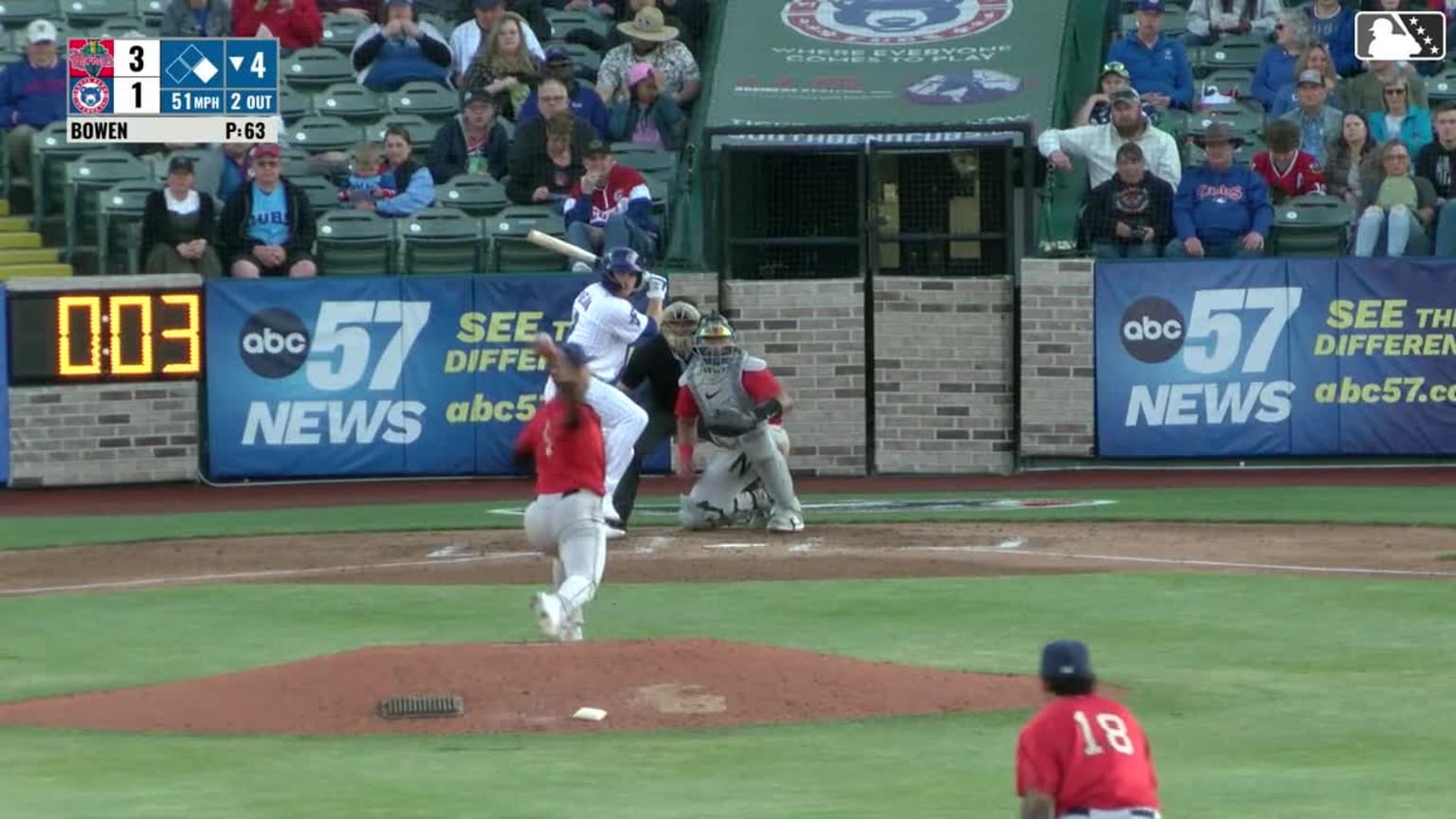 Darren Bowen prospect strikes out his sixth batter | 05/11/2024 ...