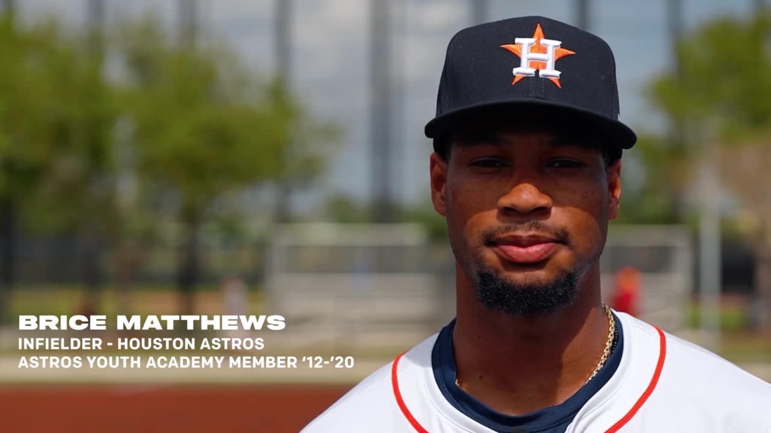 Brice Matthews Astros Youth Academy | 04/01/2025 | MLB.com