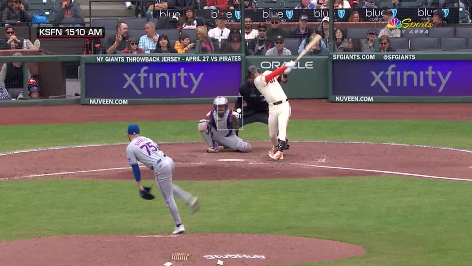 Tyler Fitzgerald suelta jonrón solitario en el 7mo | 24/04/2024 | Los ...