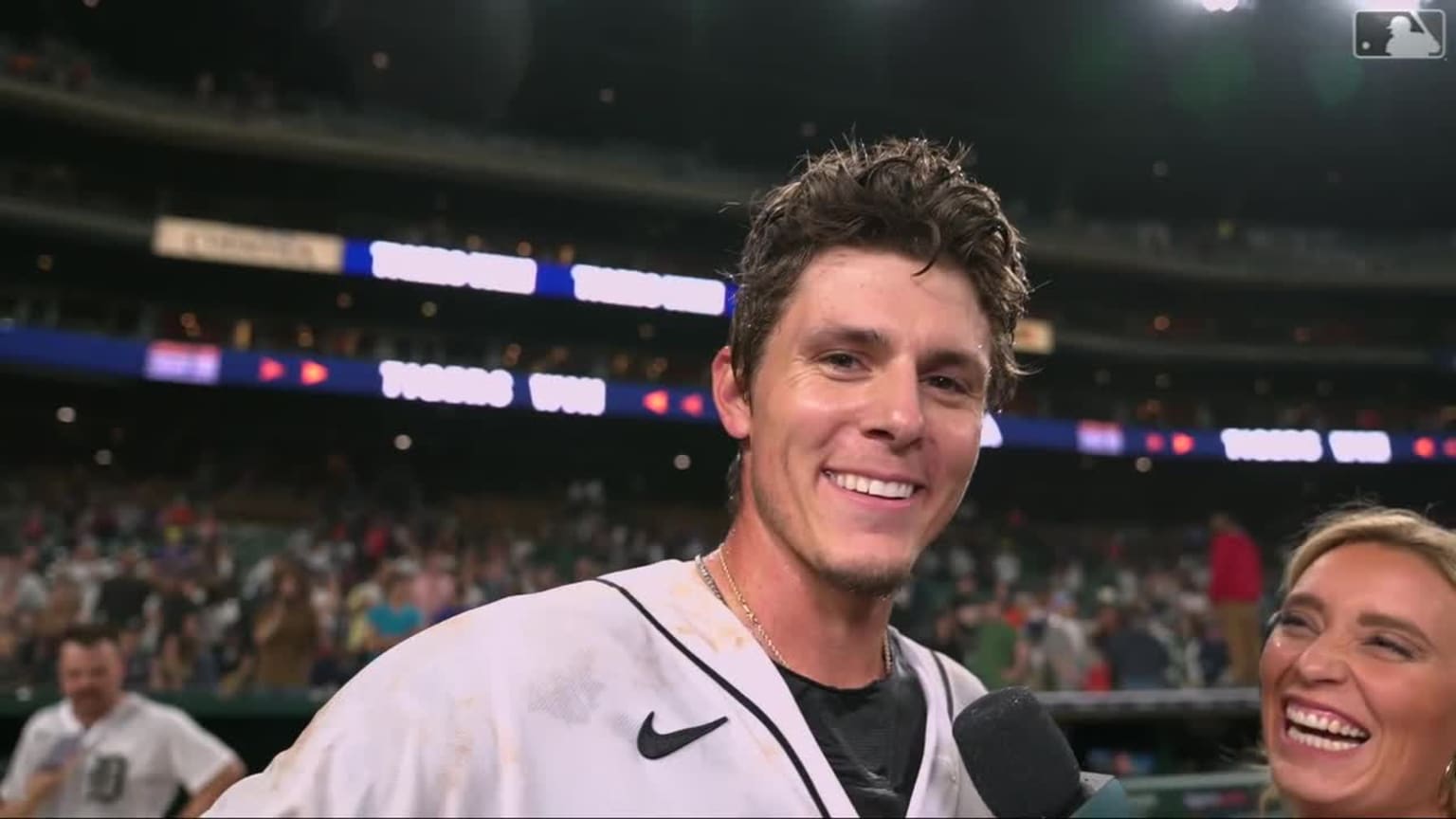 Nick Maton talks about his walk-off home run | 04/14/2023 | MLB.com