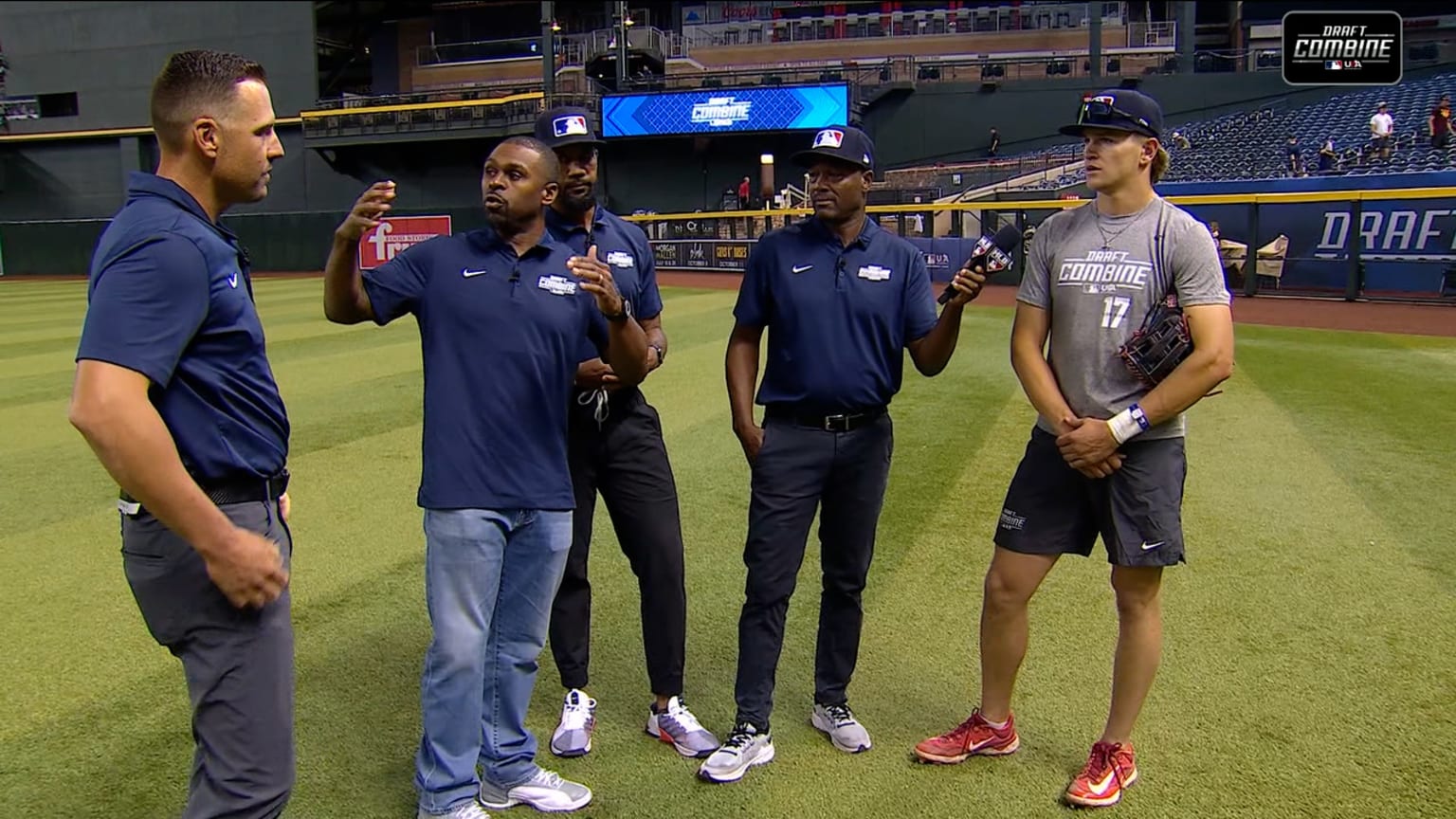 Cole Carrigg throws 101 and 102 mph during Combine | 06/22/2023 | New York Mets