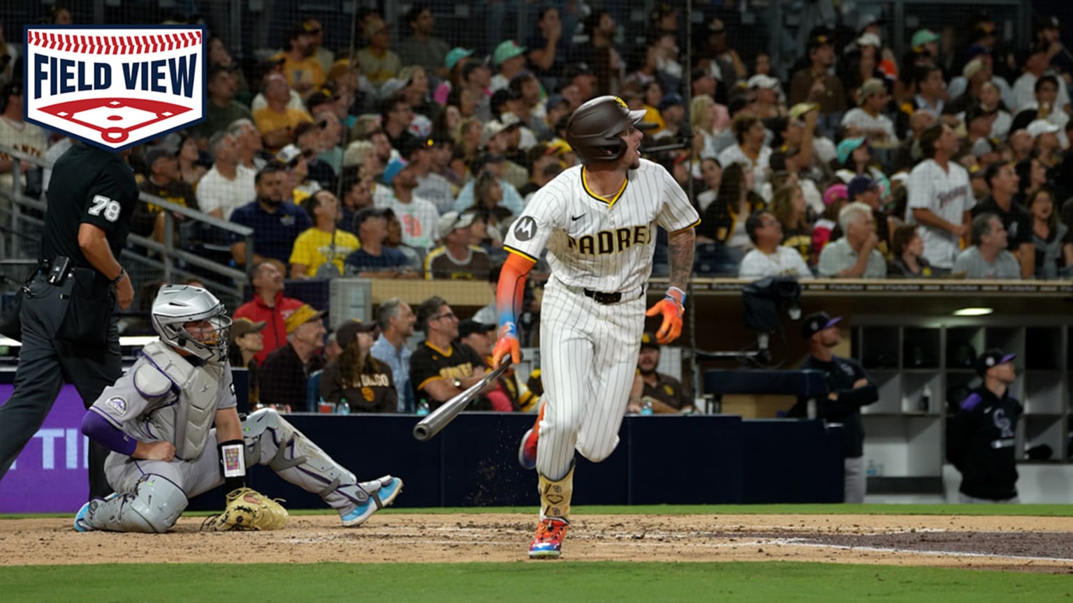 Field View: Jackson Merrill's solo home run | 09/11/2025 | San Diego Padres