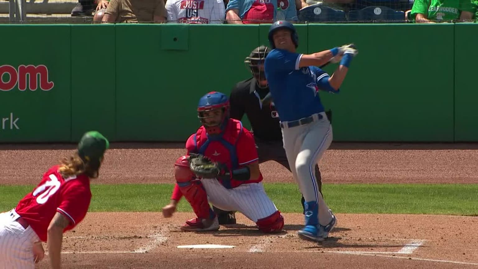 Cam Eden crushes a solo homer to right-center field | 03/17/2023 ...