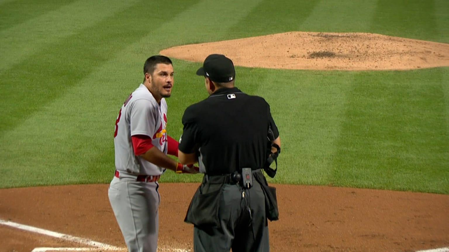 Nolan Arenado ejected for arguing a check-swing call | 08/24/2022 | St. Louis Cardinals