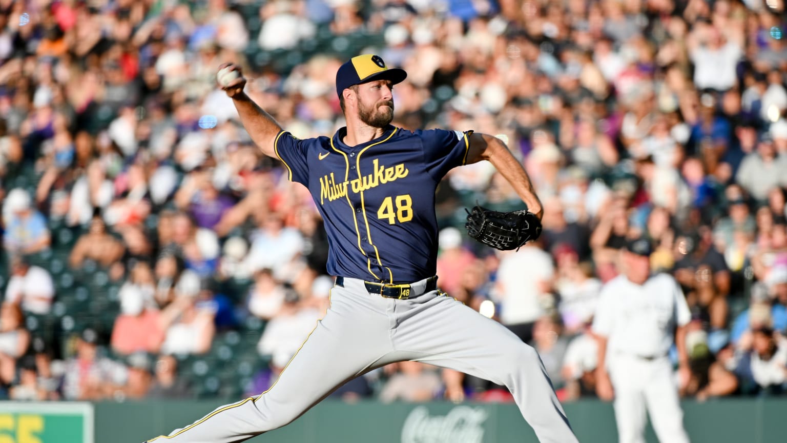 Colin Rea whiffs four Rockies in great start | 07/03/2024 | Milwaukee ...