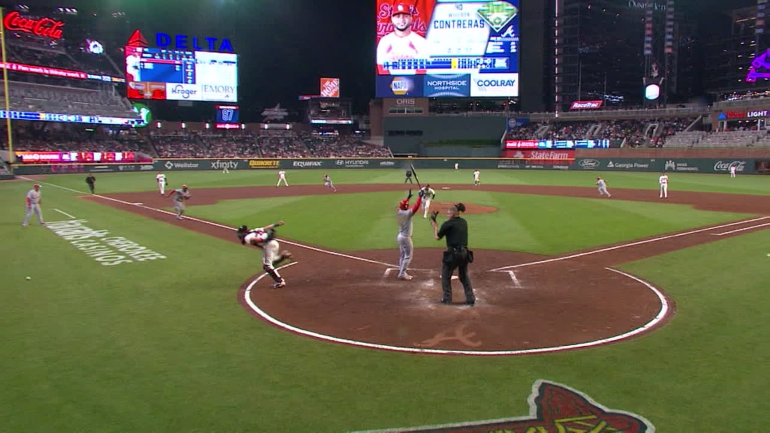 Jordan Walker scores on a wild pitch | 04/22/2025 | St. Louis Cardinals