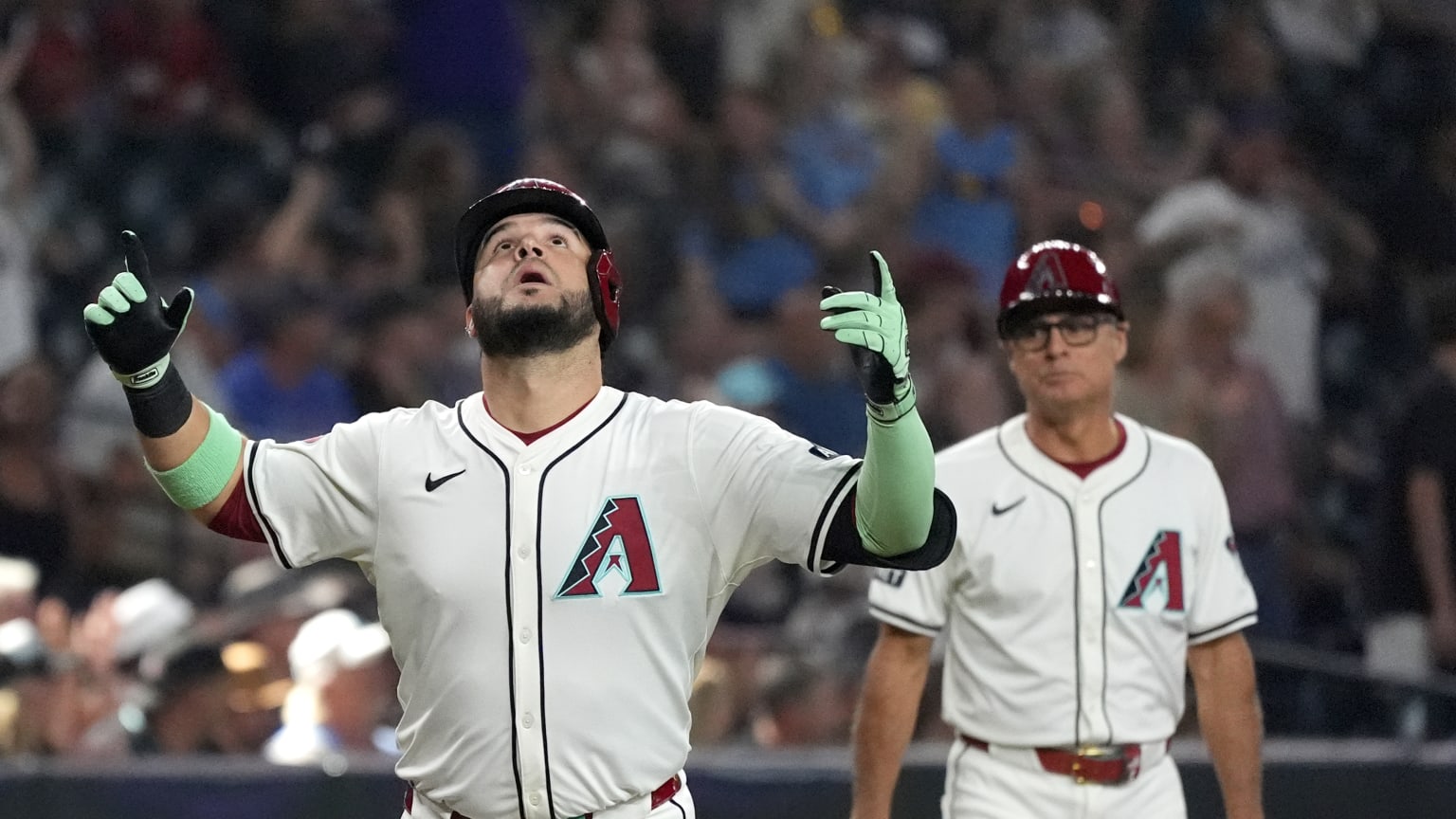 Eugenio Suárez homers twice against the Rangers | 09/11/2024 | Arizona ...