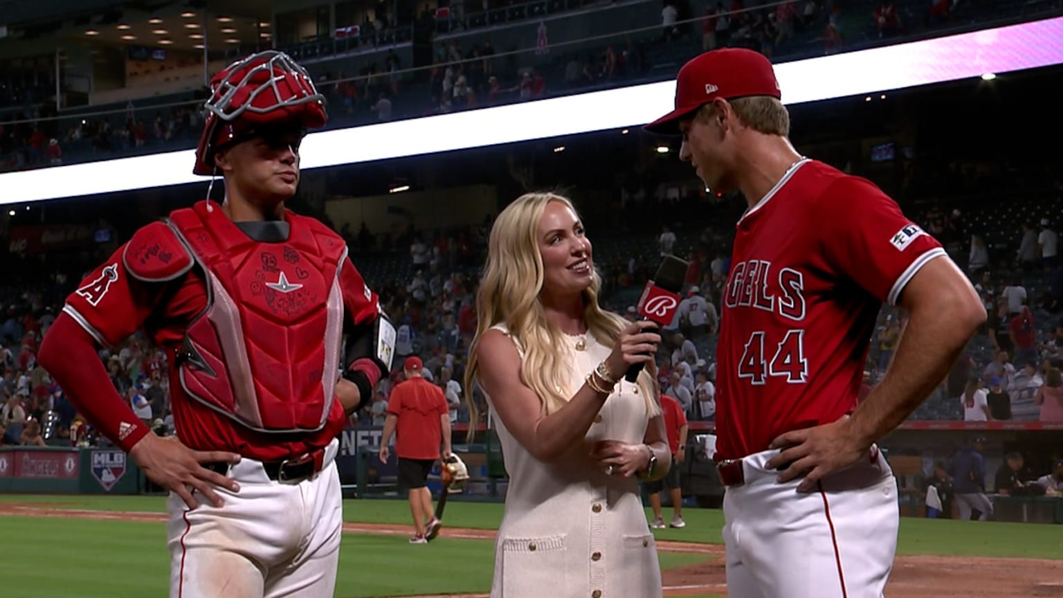 Logan O'Hoppe and Ben Joyce on Angels' 3-2 win | 08/16/2024 | MLB.com