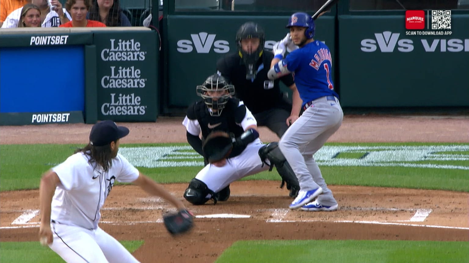 Nick Madrigal hits an RBI double for the third run | 08/21/2023 | Chicago Cubs