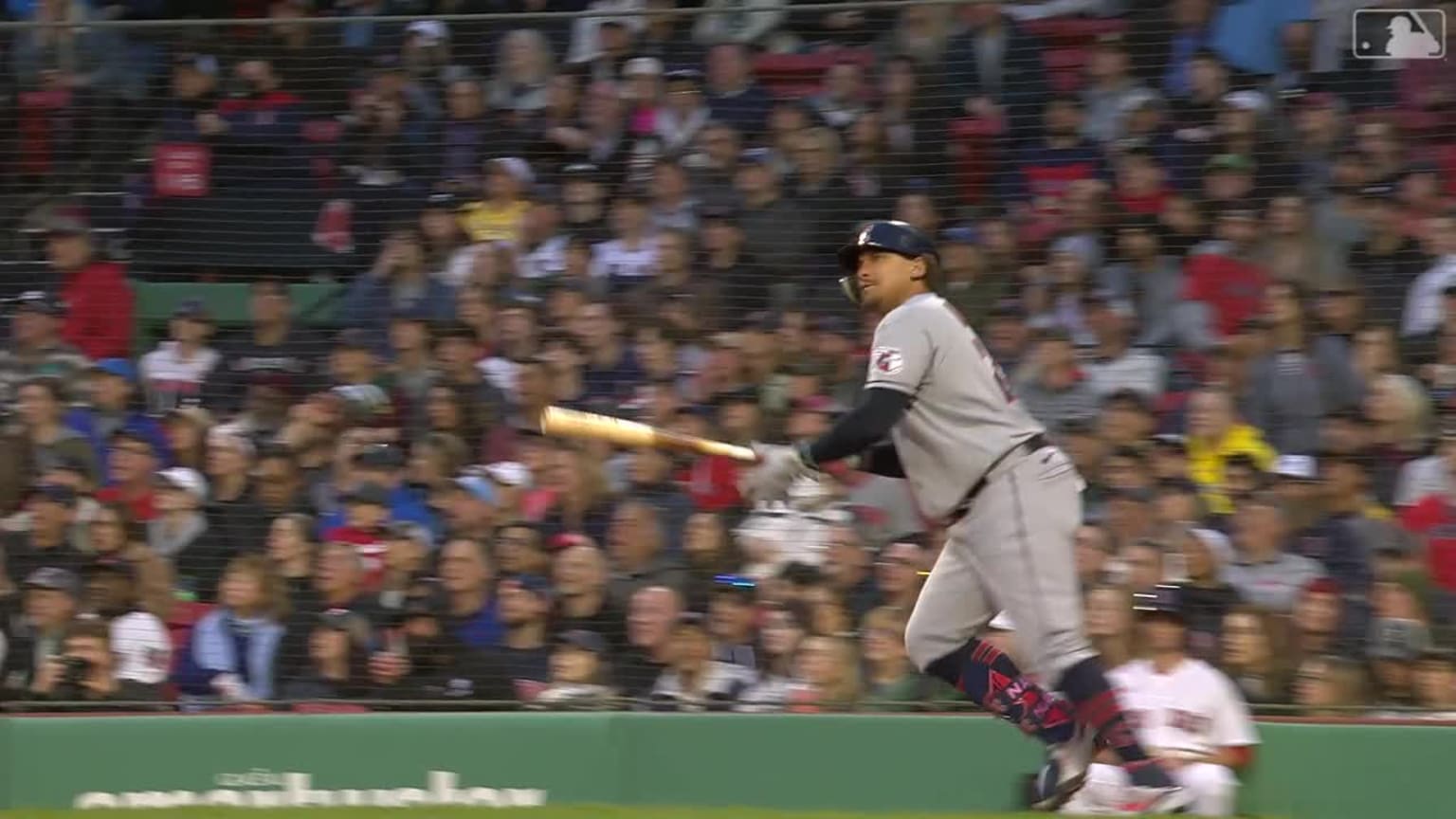 Josh Naylor lifts a sac fly to left field | 04/28/2023 | Cleveland ...