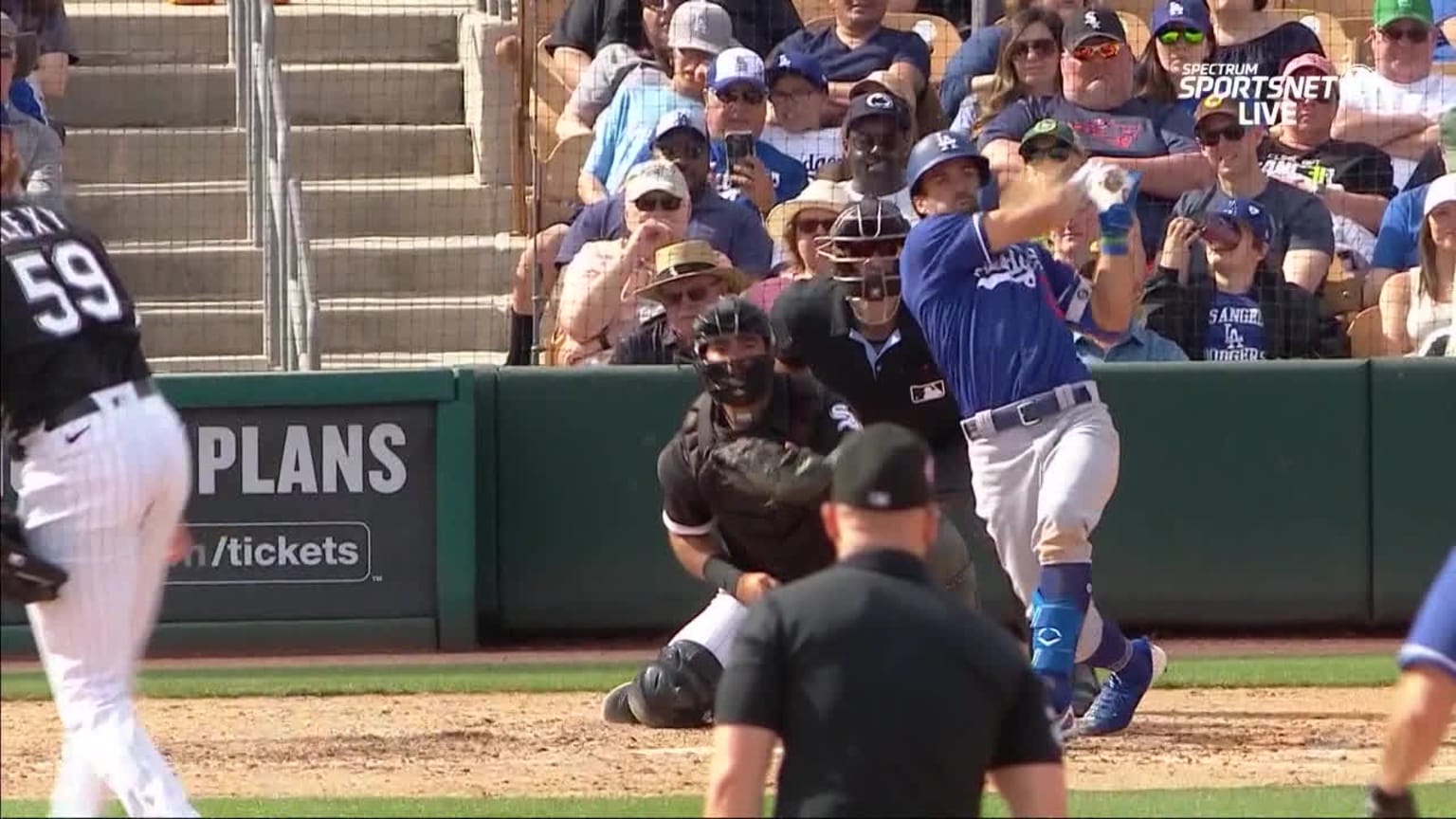 Chris Taylor hits a two-run homer in the 7th inning | 03/18/2023 | Los ...