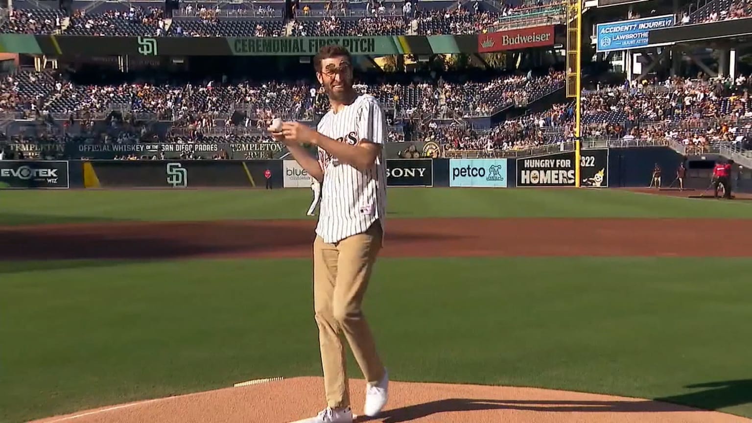 8/5/23 Ceremonial First Pitch | 08/05/2023 | San Diego Padres