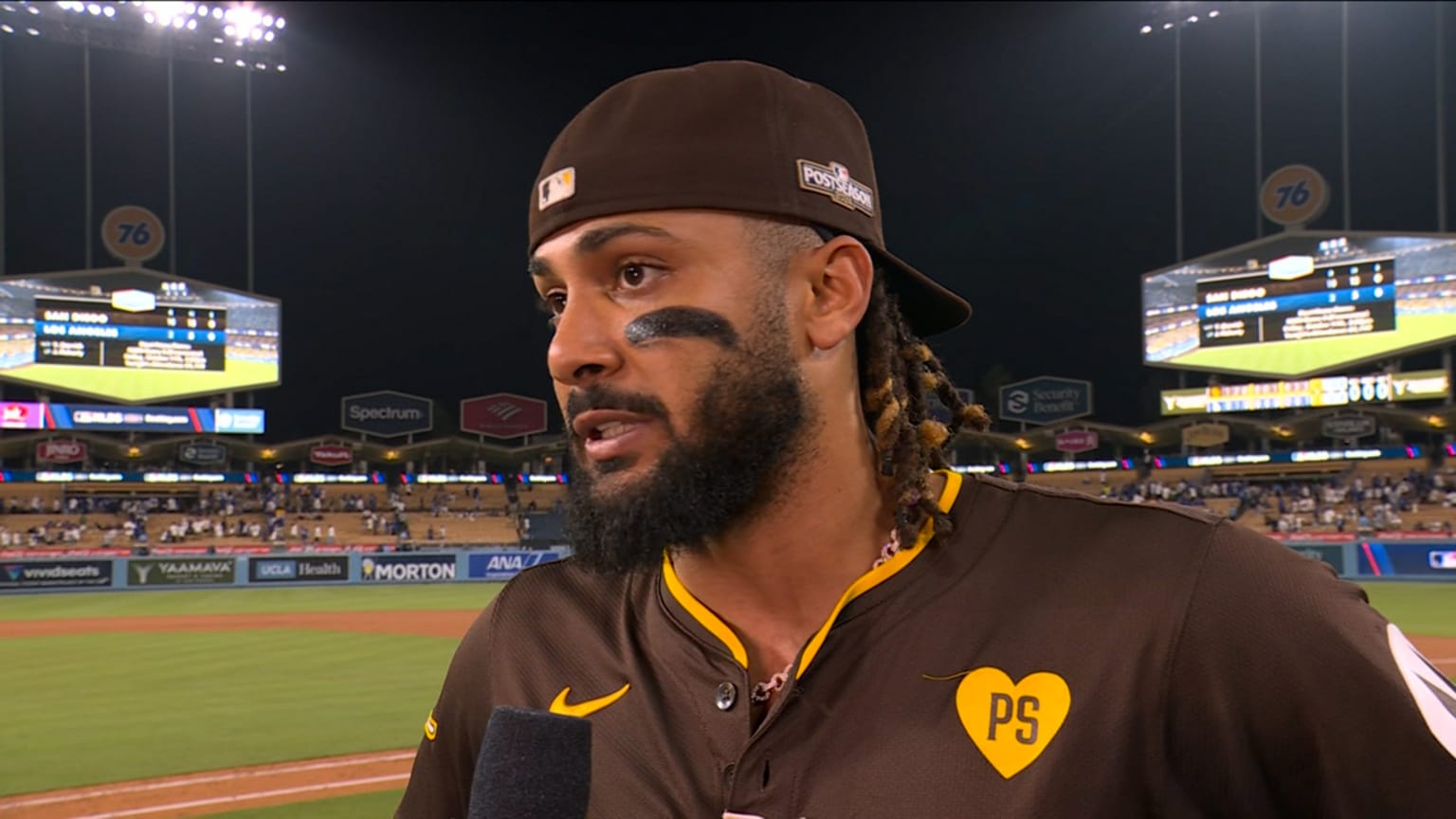 Fernando Tatis Jr. talks his two home runs, more | 10/06/2024 | San ...