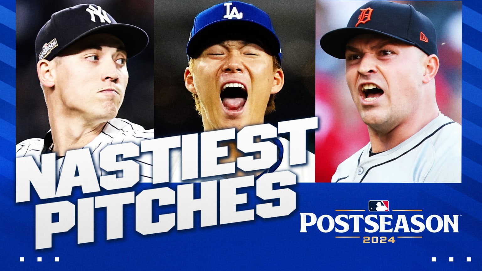 Watch some of the nastiest pitches from the playoffs | 10/31/2024 | MLB.com