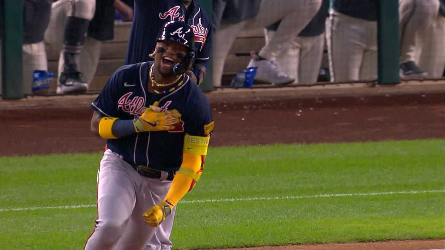 Ronald Acuña Jr. joins 40-40 club with leadoff homer | 09/22/2023 | Atlanta Braves