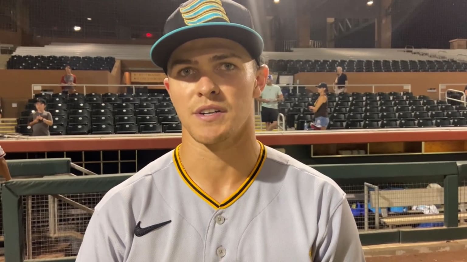 Jase Bowen discusses his go-ahead three-run homer | 10/17/2023 | MLB.com