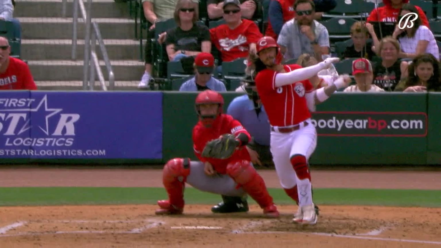 Jonathan India lines a RBI single to center field | 03/20/2023 ...