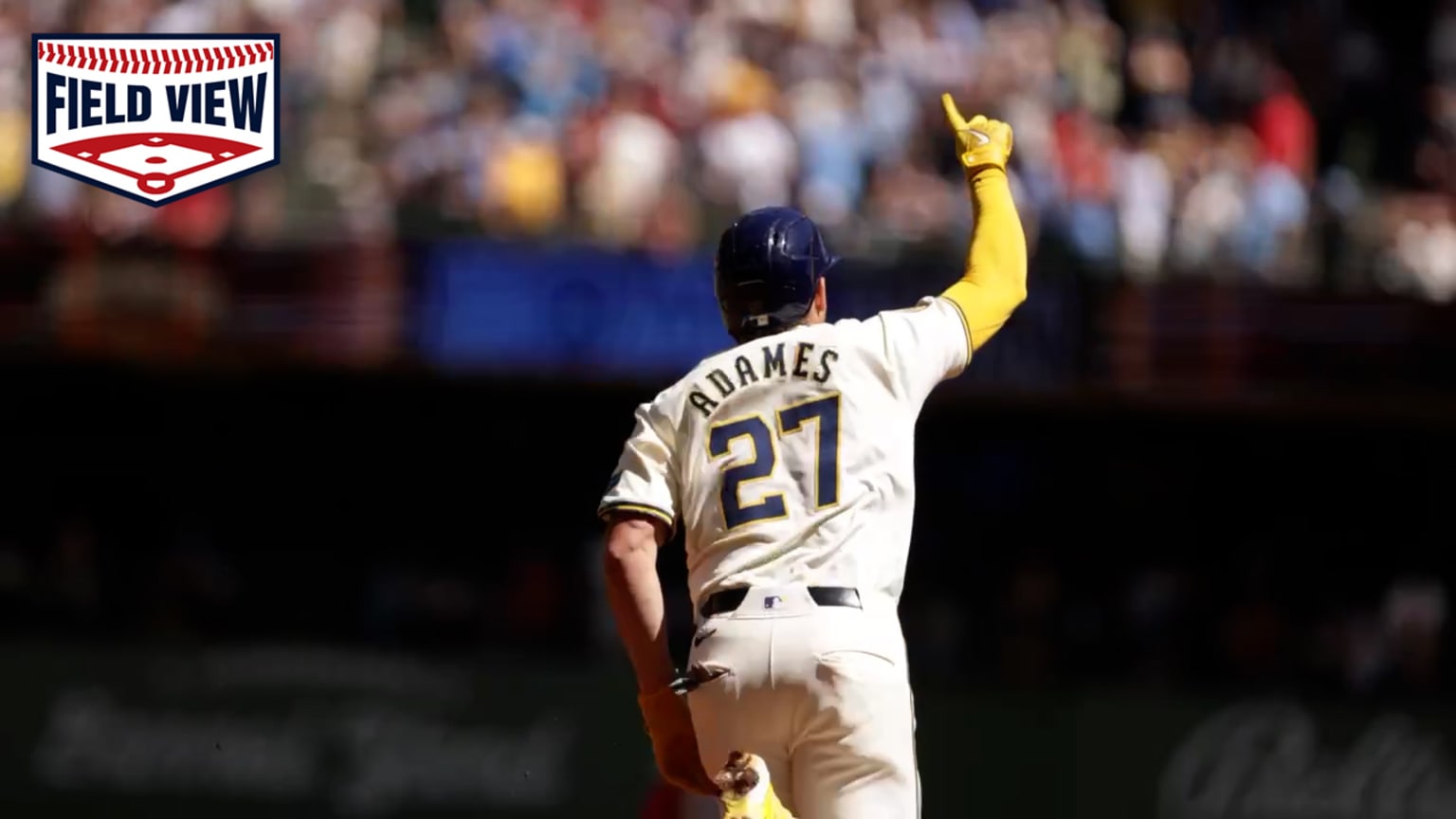 Field view: Willy Adames' three-run home run | 09/02/2024 | Milwaukee ...